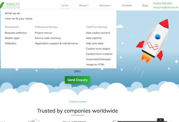 How to make a Mega Menu using Bootstrap 4 | Welcm Learning Blog